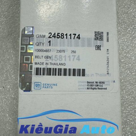 Dây curoa tổng Chevrolet Colorado 2014-2021 24581174 Chính hãng ...