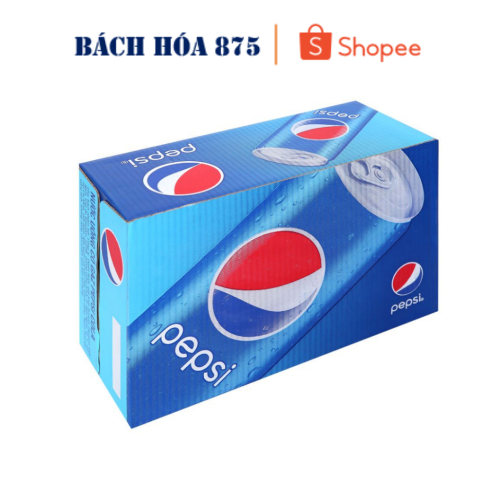 THÙNG 24 LON PEPSI 320ML - BÁCH HÓA 875 | Shopee Việt Nam
