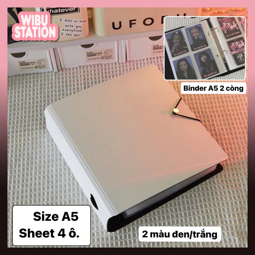 [WibuStation] Binder A4, A5 & Sheet Singba | Shopee Việt Nam