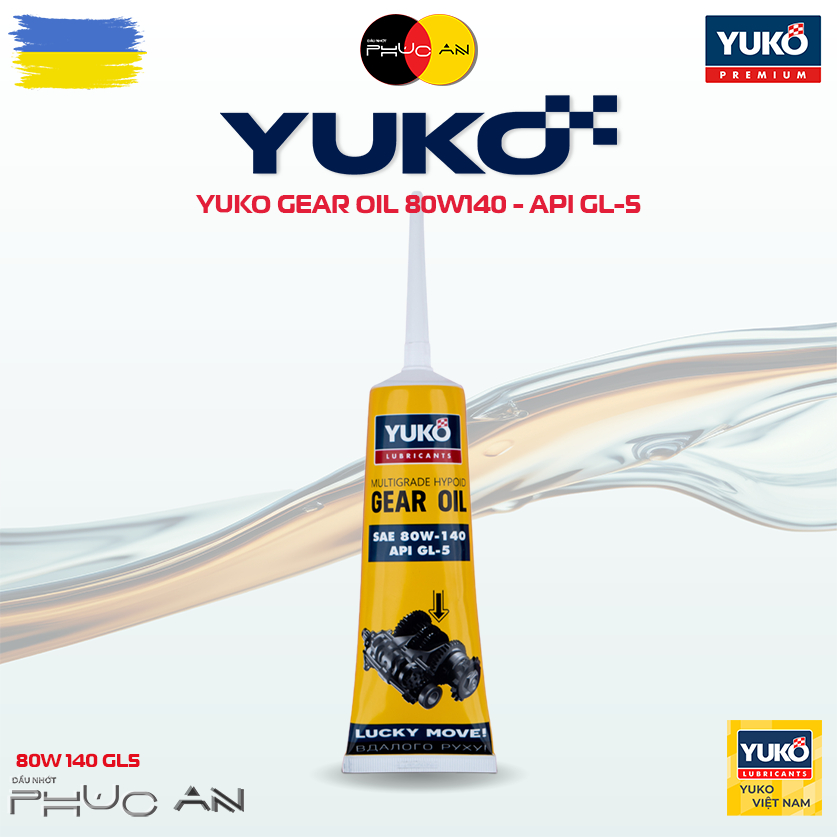 [PHÚC AN oil] Dầu hợp số, nhớt láp Yuko Gear Oil 80w140 cao cấp cho xe ...
