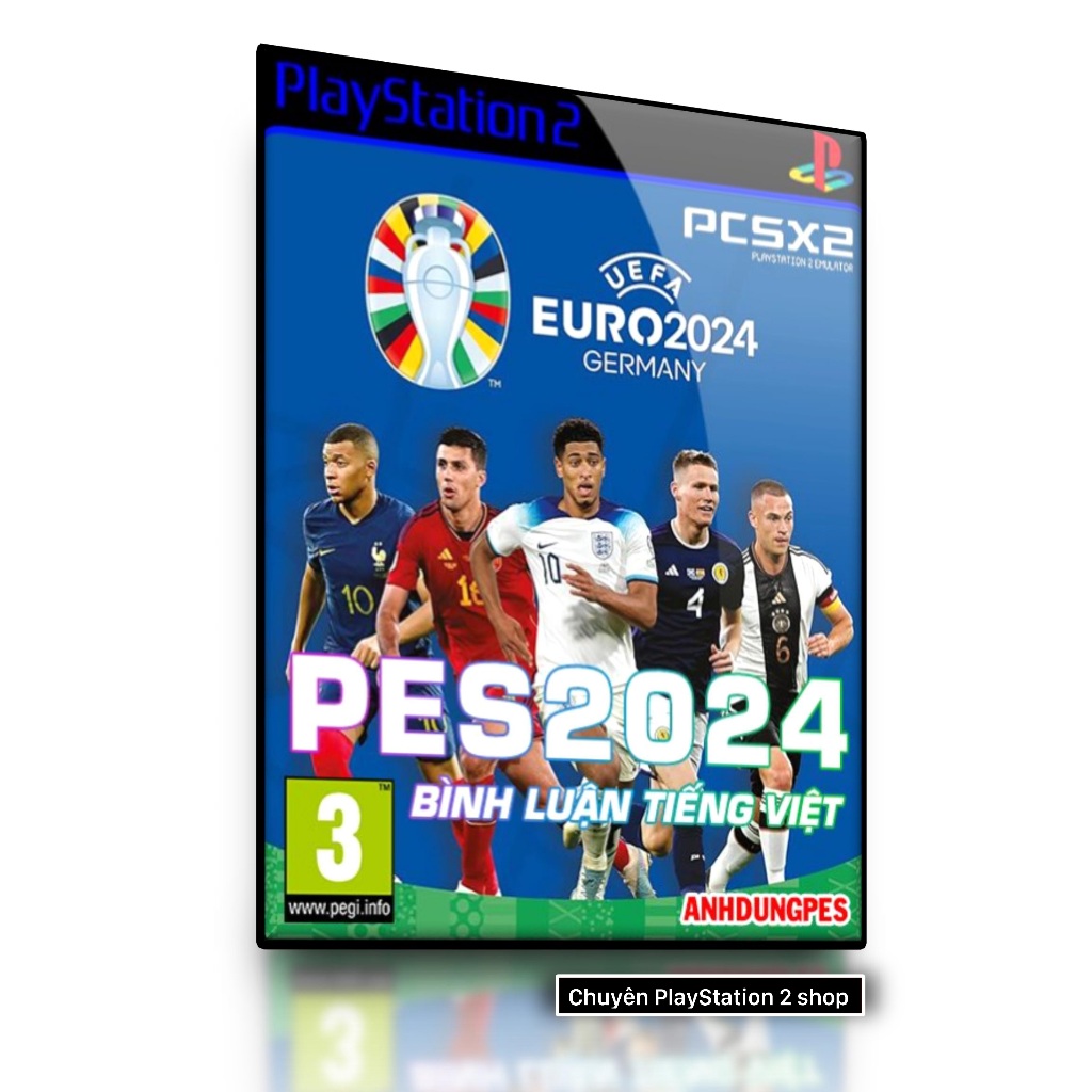 Đĩa game PES 24 EURO 2024 tiếng Việt cập nhật 7/2024 (thể thao) cho máy ...