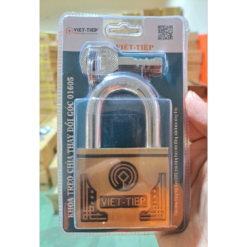 Khóa chống cắt Việt - Tiệp 01605 chính hãng 100% (khóa mới rút chìa ra ...