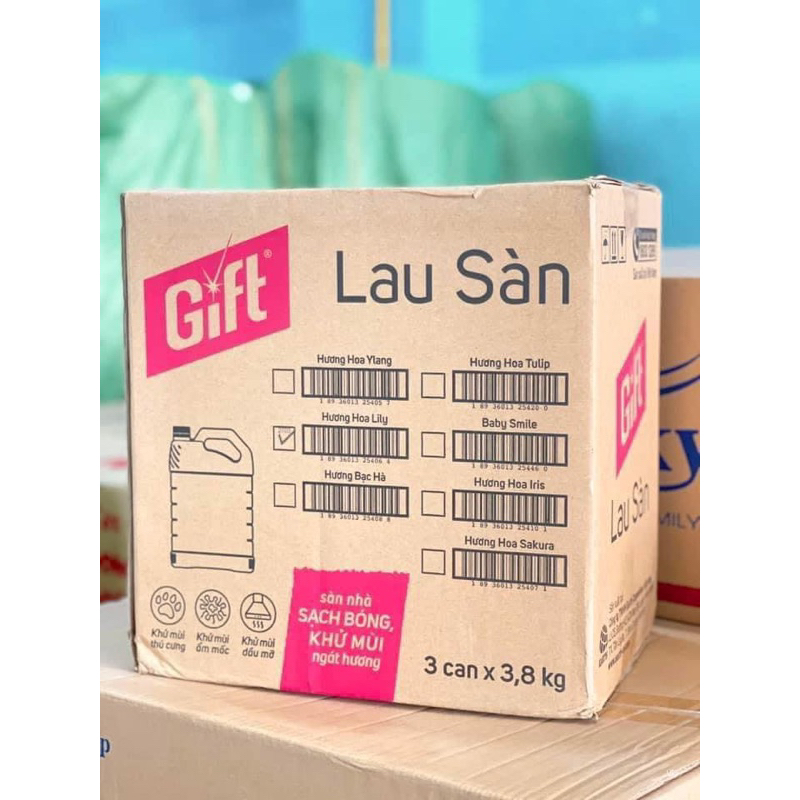 Lau Sàn Gift 3,8kg ( Thùng 3 can ) | Shopee Việt Nam