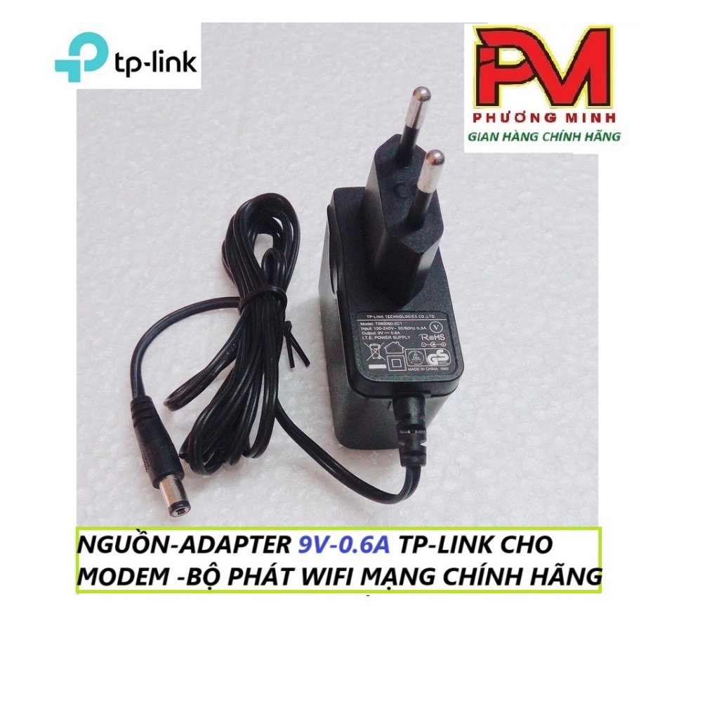 Nguồn adapter 9V-0.6A - 5v-0.6A Tplink - ACbel dành cho Wifi modem mạng ...