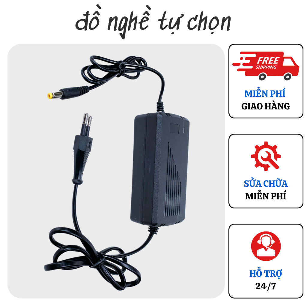 Sạc adapter 21v 2a có đèn báo nguồn ra 5S 21v 2a, sạc adapter cho pin 5 ...