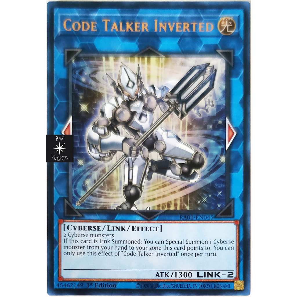 [BaK Yu-Gi-Oh!] Code Talker Inverted |EN+AE| Ultra Rare / Super Rare [Chính Hãng] | Shopee Việt Nam