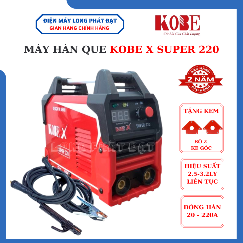Máy Hàn Que mini KOBE X Super 220 công nghệ Nhật chuyên que 2.5ly -3 ...