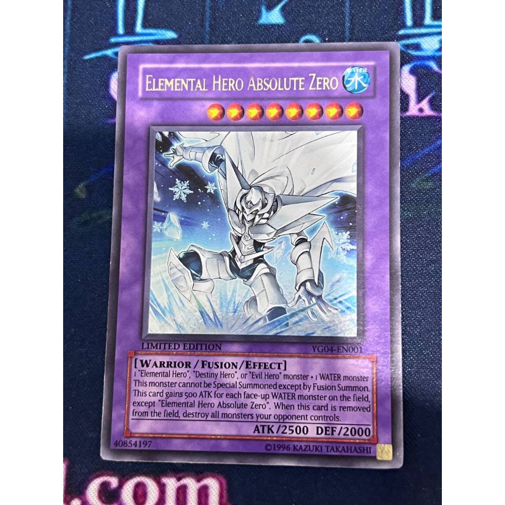 [YGO Edison] Thẻ bài Yugioh: Elemental Hero Absolute Zero | EN | Shopee ...