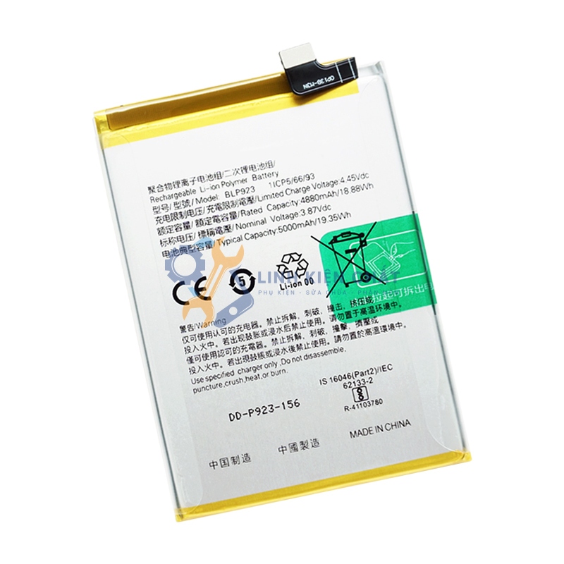 Pin cho Oppo A57 2022 CPH2387 (BLP923) 5000mAh Zin - Hàng nhập Khẩu ...