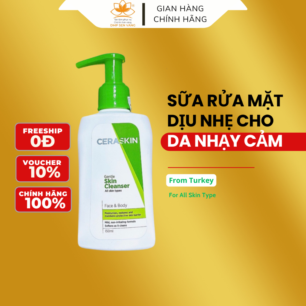 Sữa rửa mặt dịu nhẹ cho da nhạy cảm – Ceraskin Gentle Skin Cleanser ...