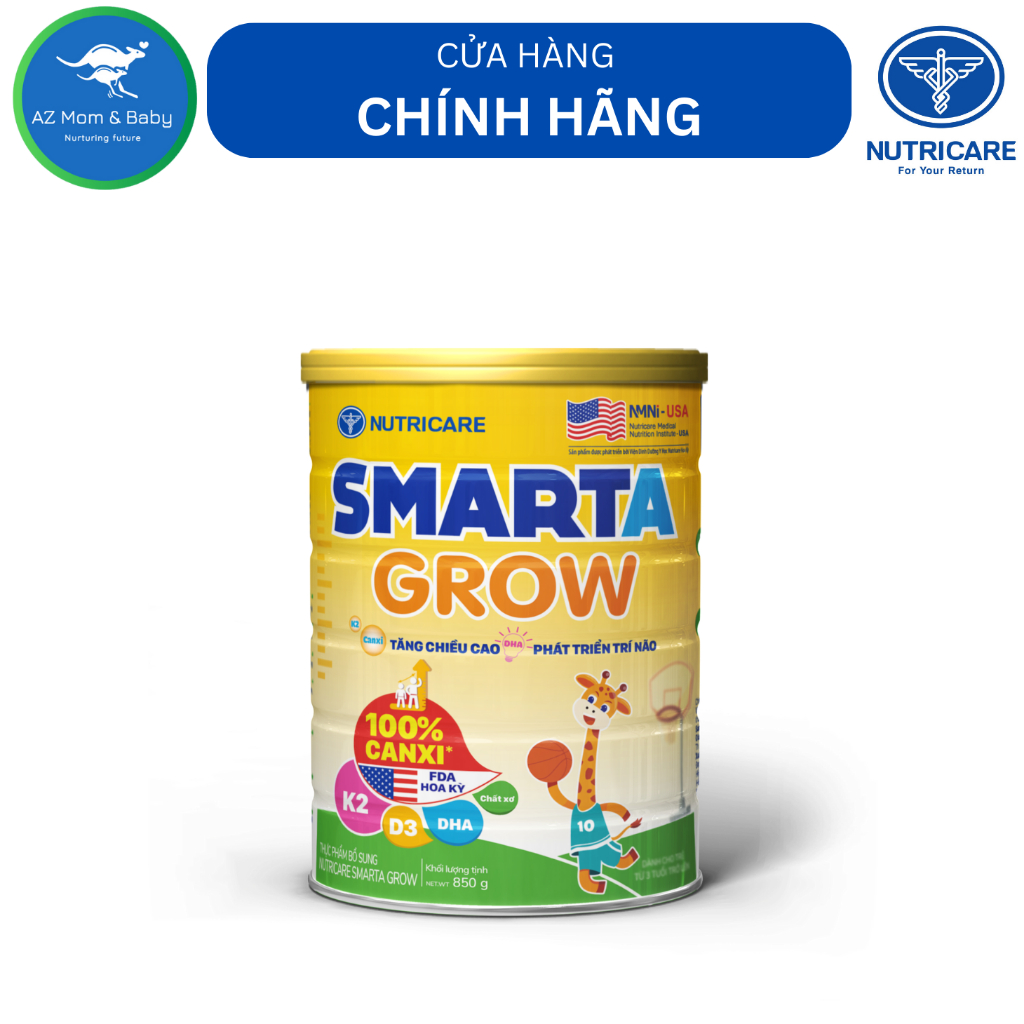 Sữa bột Nutricare Smarta GROW 850g | Shopee Việt Nam