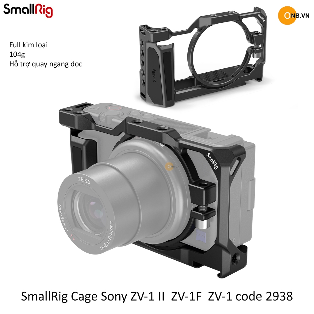SmallRig Cage Sony ZV1 ZV-1 II ZV-1F ZV-1 code 2938 | Shopee Việt Nam