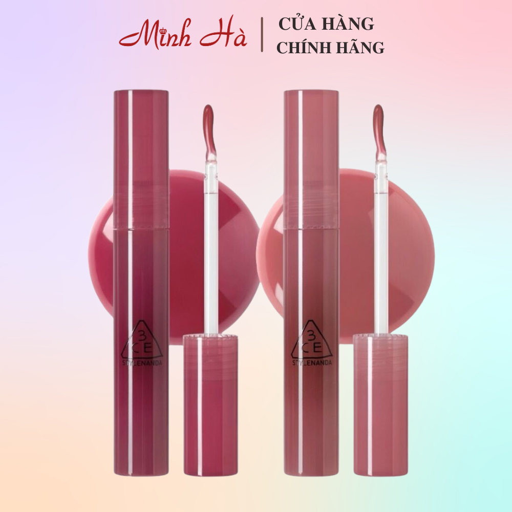 Son bóng dưỡng ẩm 3CE Drop Glow Gel 4g căng bóng mềm mịn không vón cục ...
