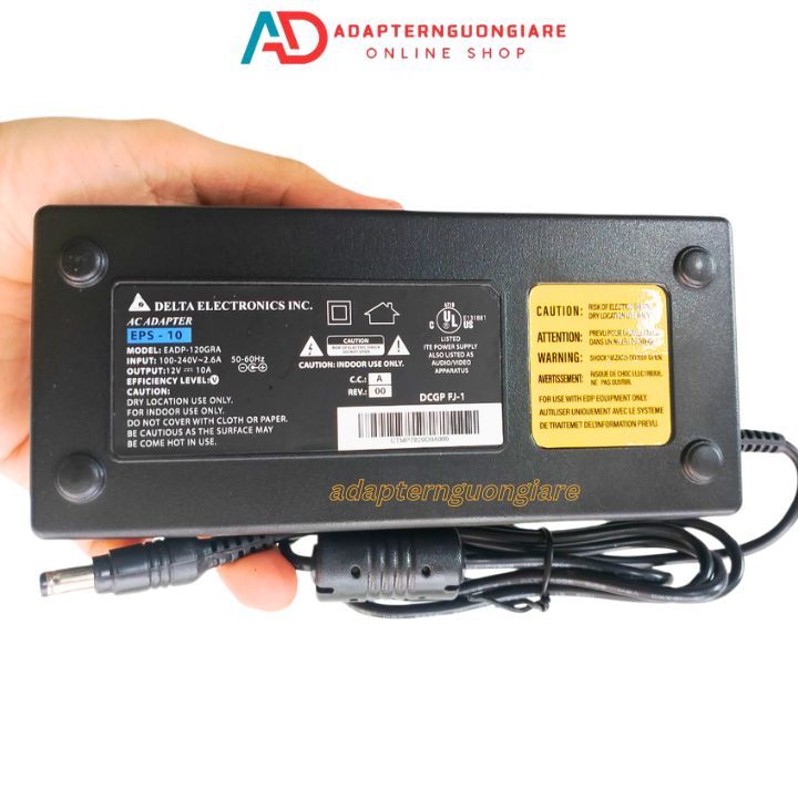 Bộ nguồn 12v 10a Delta bảo hành 1 năm 1 đổi 1 | Shopee Việt Nam