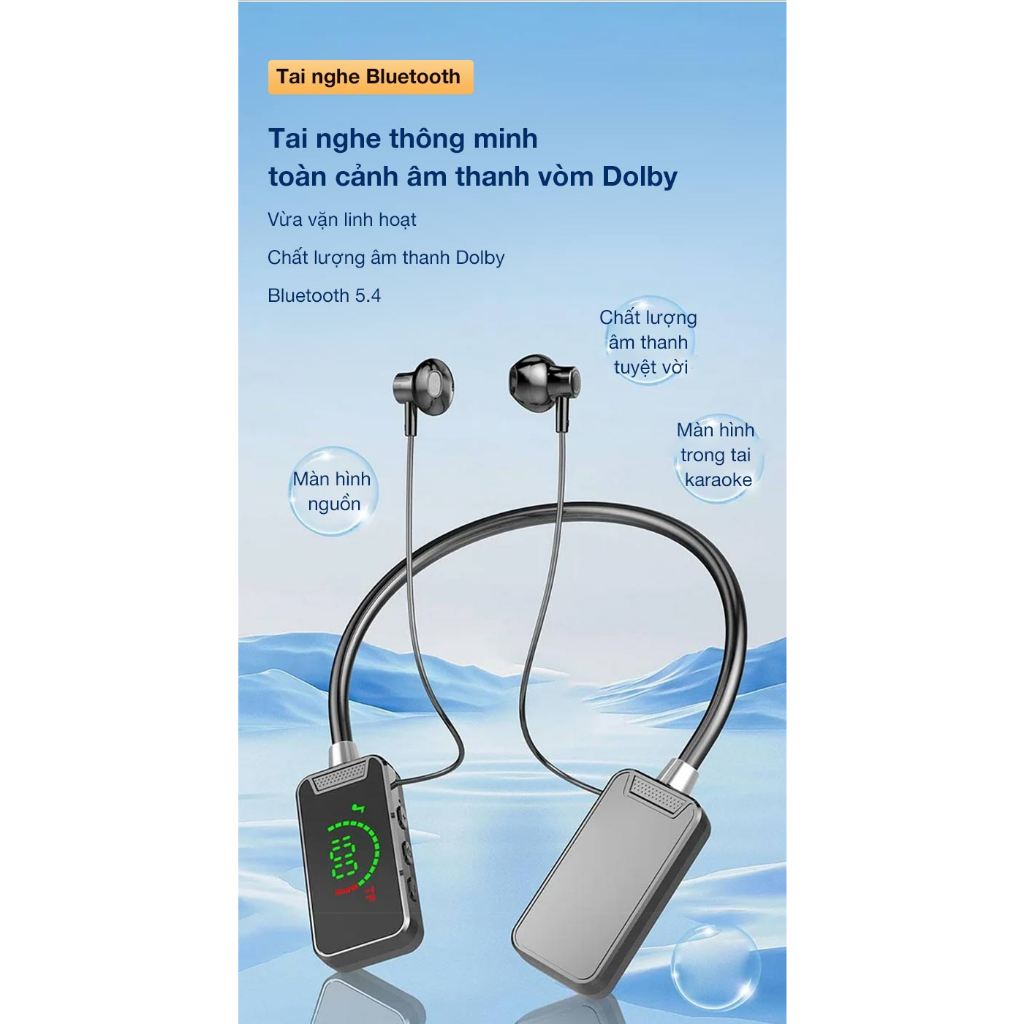 Trustop-Tai Nghe Thông Minh Kết Nối Bluetooth Nhiều Chức Năng, Màn Hình ...