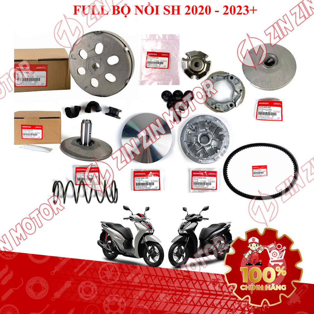 Full Bộ Nồi SH 2020 - 2023+, SH160i 2023+, SH 150i 2020 2021 2022, SH 125i 2020 - 2023 Trước Sau ...