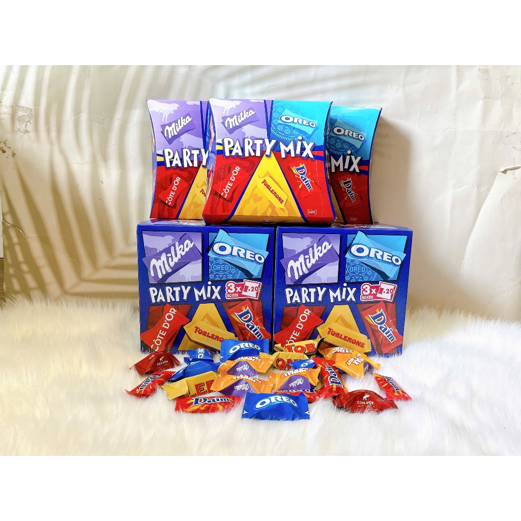 [HÀNG ĐỨC] Hộp kẹo Socola Milka Party Mix 5 vị | Shopee Việt Nam