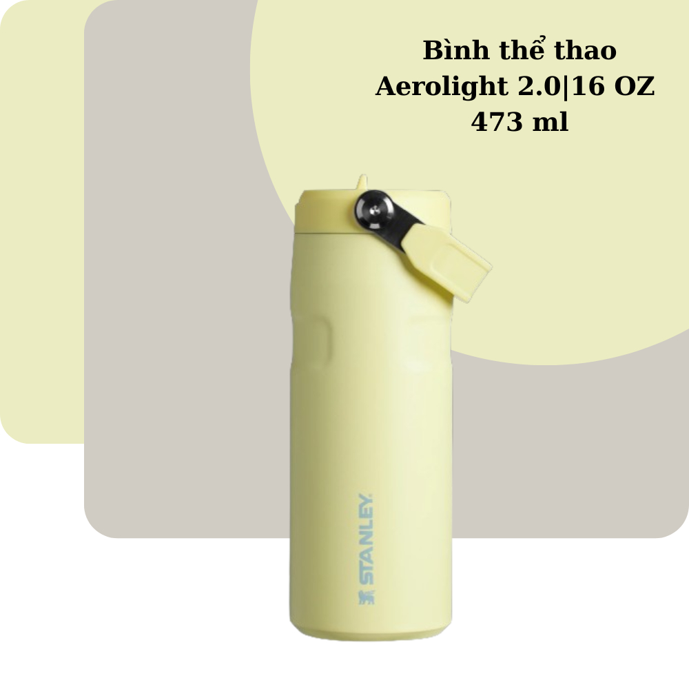 Bình giữ nhiệt Stanley bình thể thao AeroLight 2.0 dung tích 473ml màu vàng | Shopee Việt Nam
