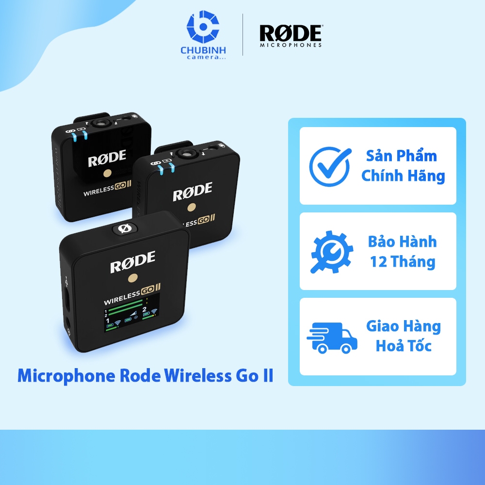 Micro Rode Wireless Go | Mic không dây | Chính Hãng | Bảo Hành 12 Tháng ...