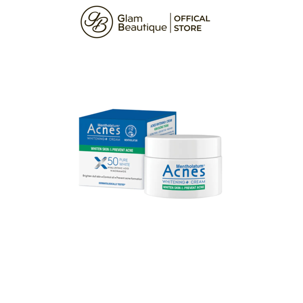 Kem Dưỡng Trắng Acnes Pure White 50G Glam Beautique | Shopee Việt Nam