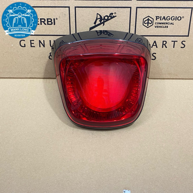 Đèn hậu led vespa sprint - vespa primavera viền đen và mạ chrome ...