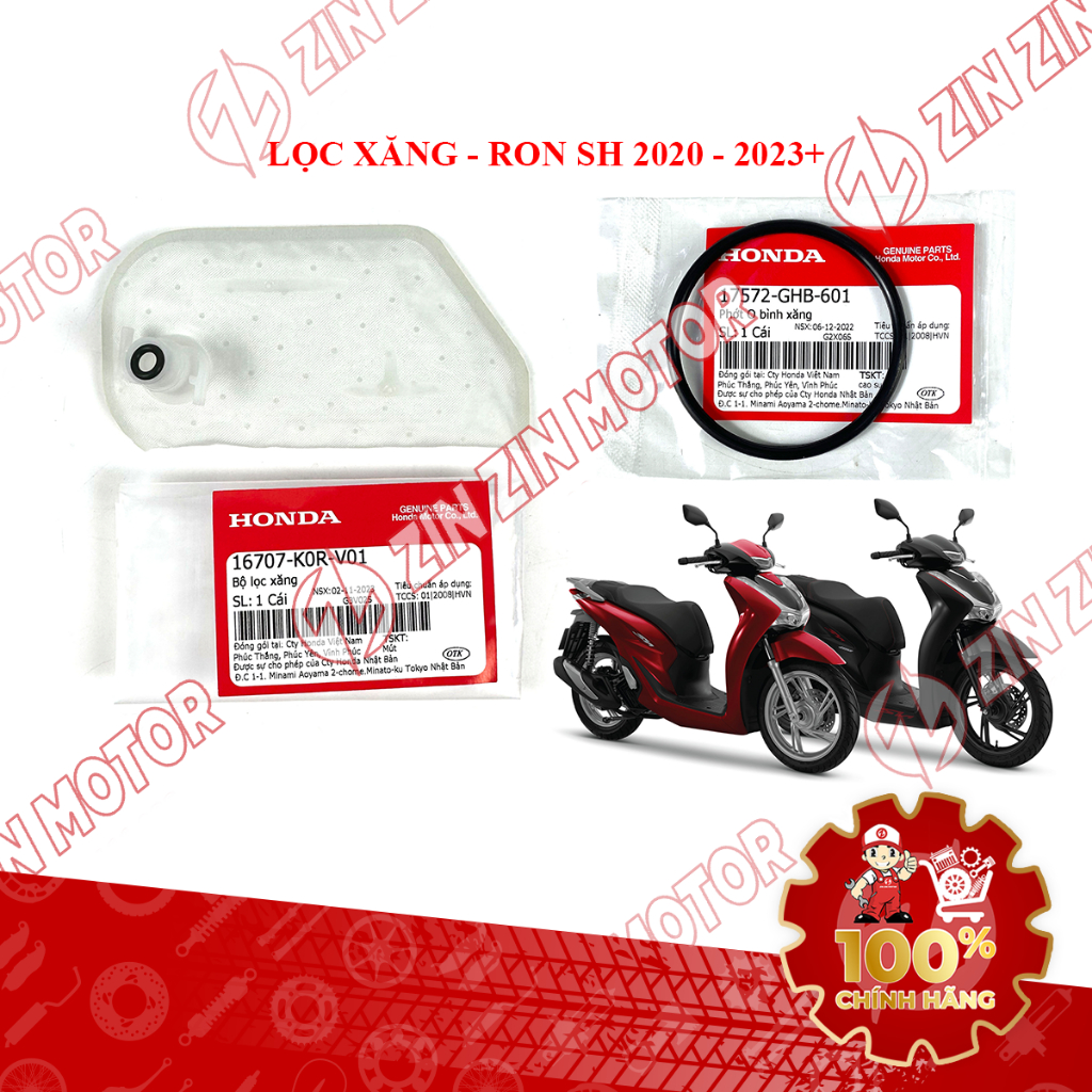 Lọc Xăng SH 125i 2020 - 2024+, SH 150i 2020 2021 2022, SH160i 2023 2024+ 16707-K0R-V01, 17572 ...