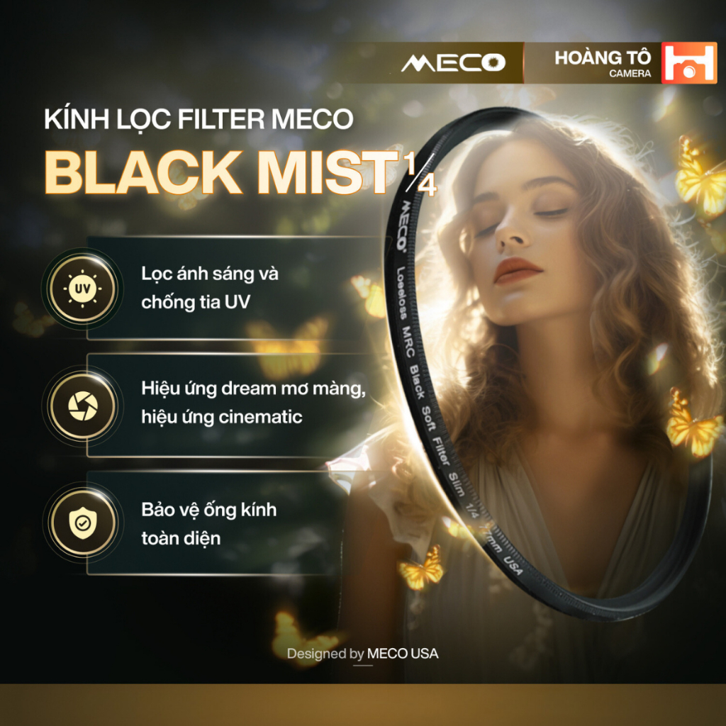 Kính lọc Filter MECO Black Mist ¼ Cao cấp – Chính hãng từ Mỹ | Shopee Việt Nam