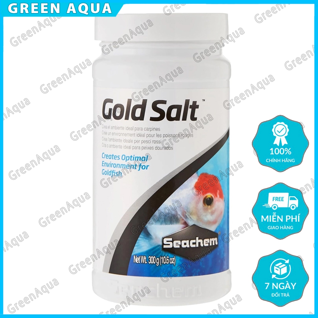 Chất đệm SEACHEM - Gold Salt (Hộp 300 gram) bổ sung khoáng, ngừa ngộ độ ...