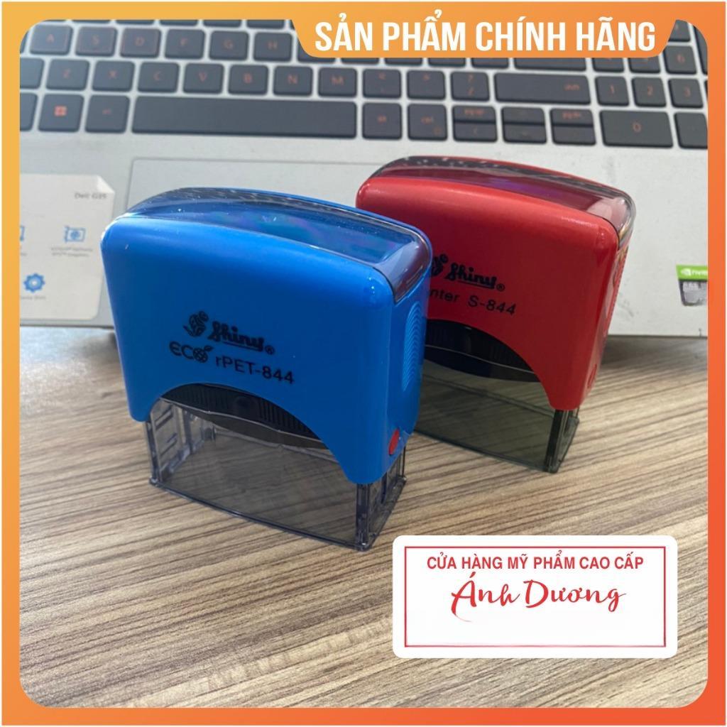 Khắc dấu cửa hàng 4 dòng, dấu vuông công ty, con dấu doanh nghiệp hiệu ...