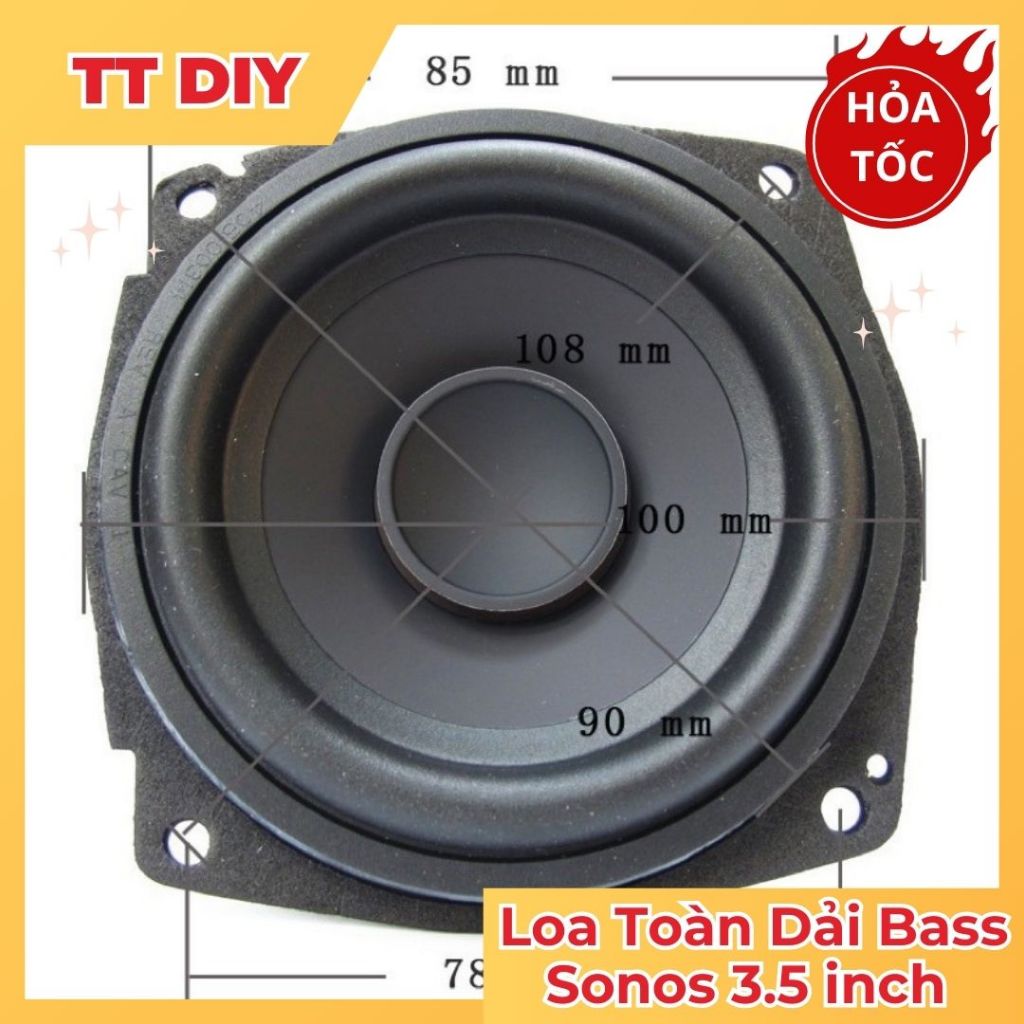 [TT DIY] Loa Toàn Dải Siêu Bass Sonos 3.5 Inch 4ohm 50w | Shopee Việt Nam