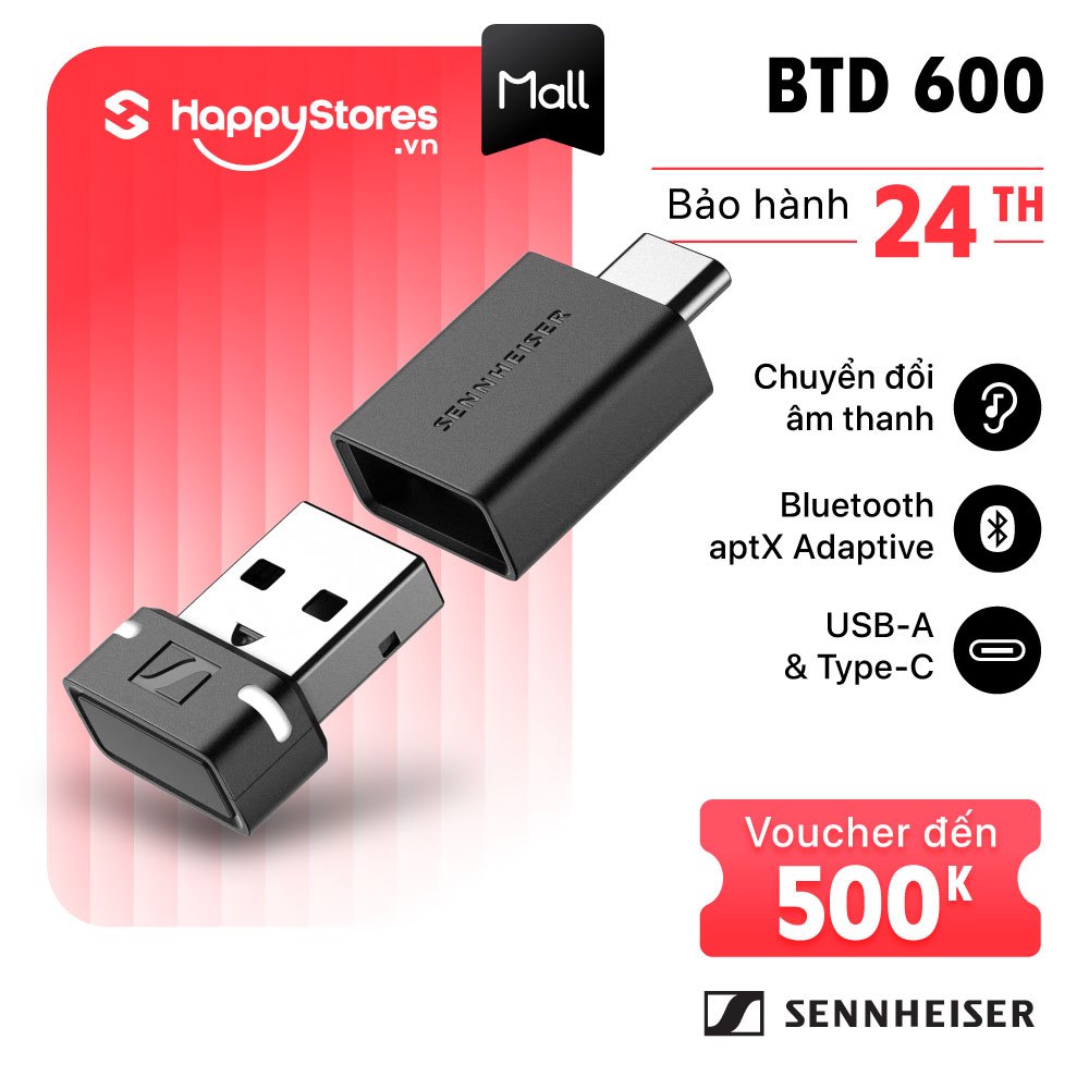 Bộ chuyển đổi Bluetooth SENNHEISER BTD 600 Chính hãng bảo hành 2 năm ...