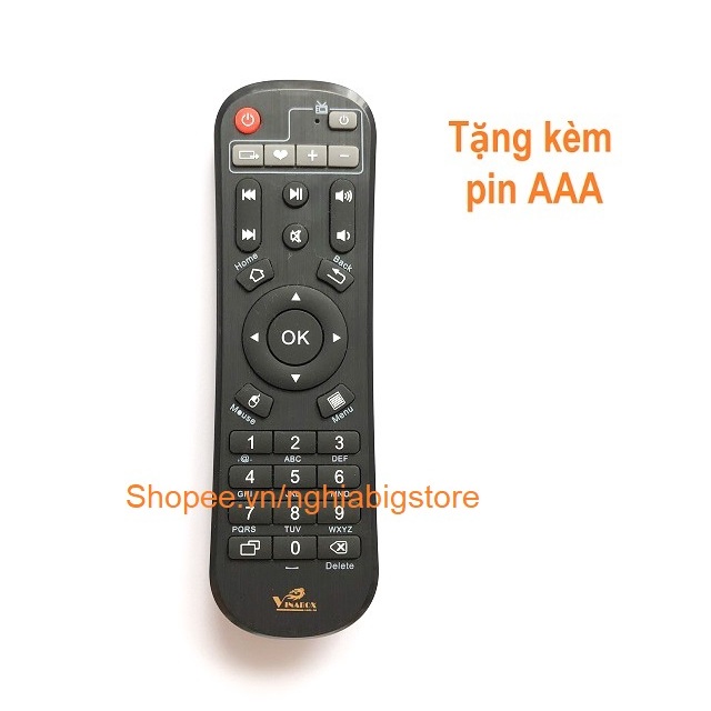 Remote Điều Khiển Hộp TV VinaBox A15 Tivi Thông Minh Android Vina Box ...