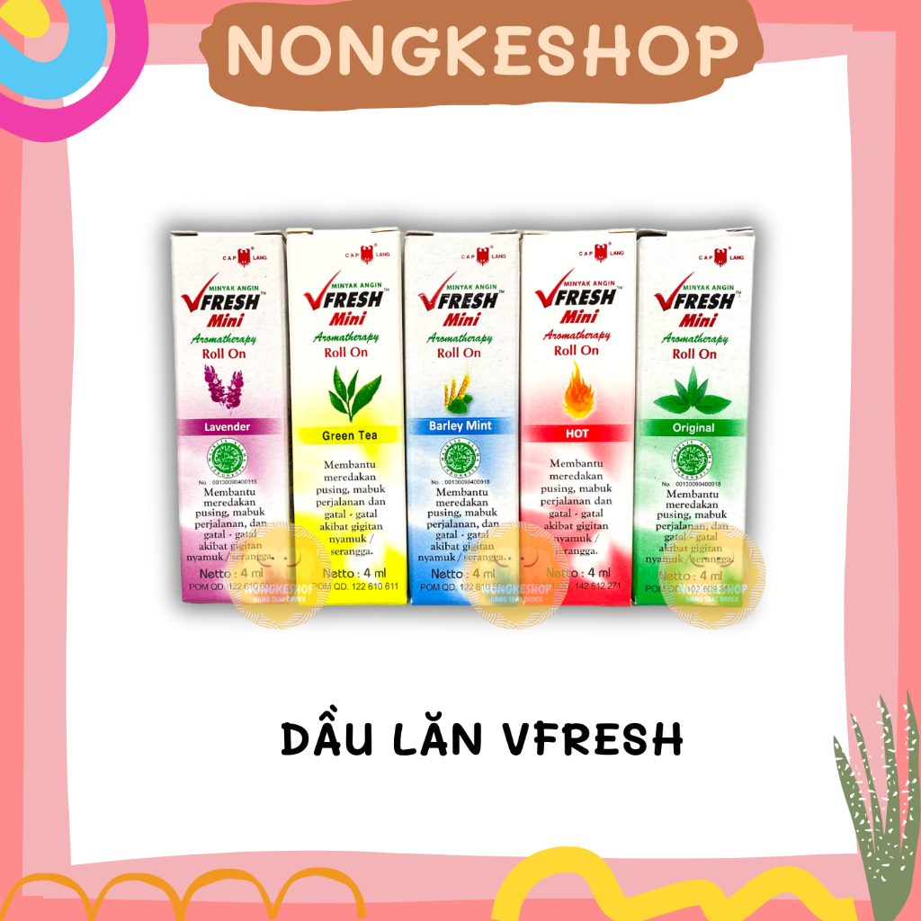 [HCM] DẦU GIÓ LĂN VFRESH MINI 4ML | Shopee Việt Nam