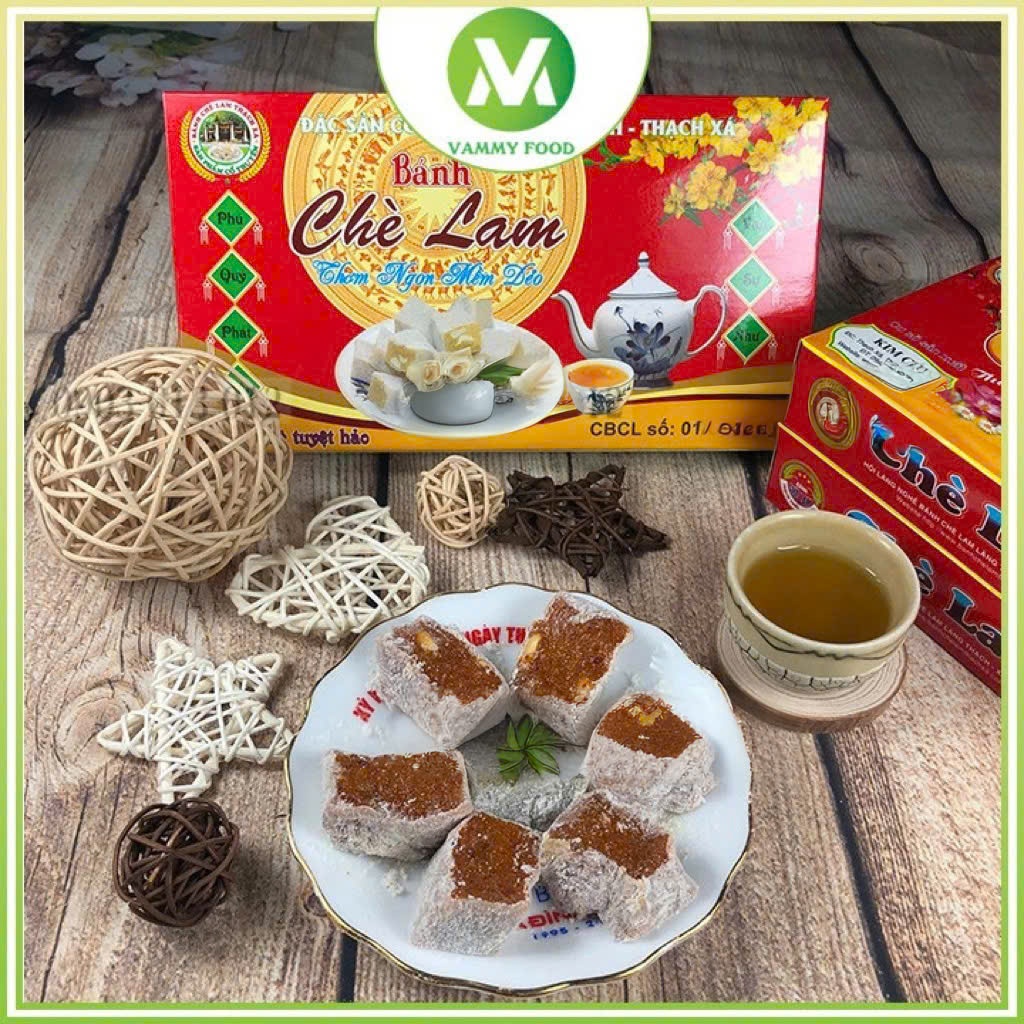 Bánh chè lam Gấc 🎁FREESHIP🎁 Chè lam đặc sản mới - Loại 500G siêu ngon ...