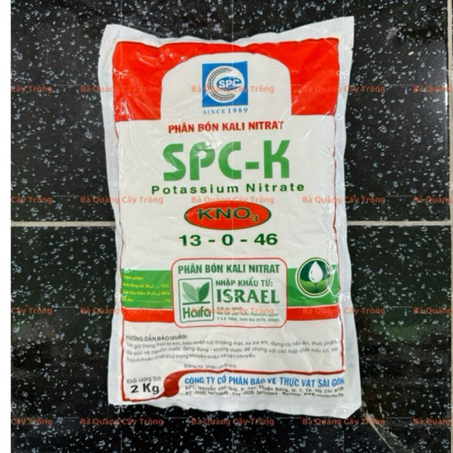 Phân bón Kali Nitrat SPC K KNO3 13-0-46 túi 2kg(Haifa) | Shopee Việt Nam