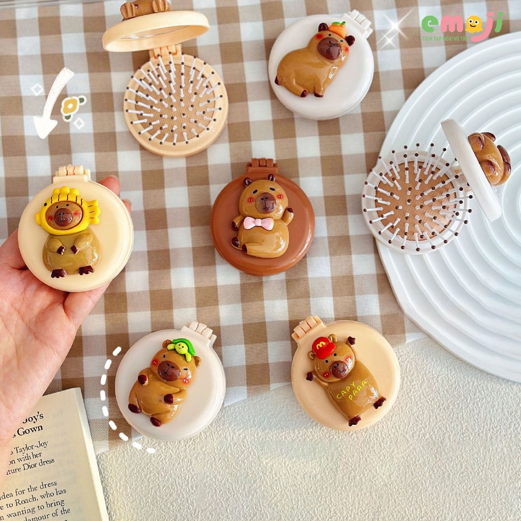 Lược Vỏ Sò Capybara Hotrend 2024 Siêu Dễ Thương | Shopee Việt Nam