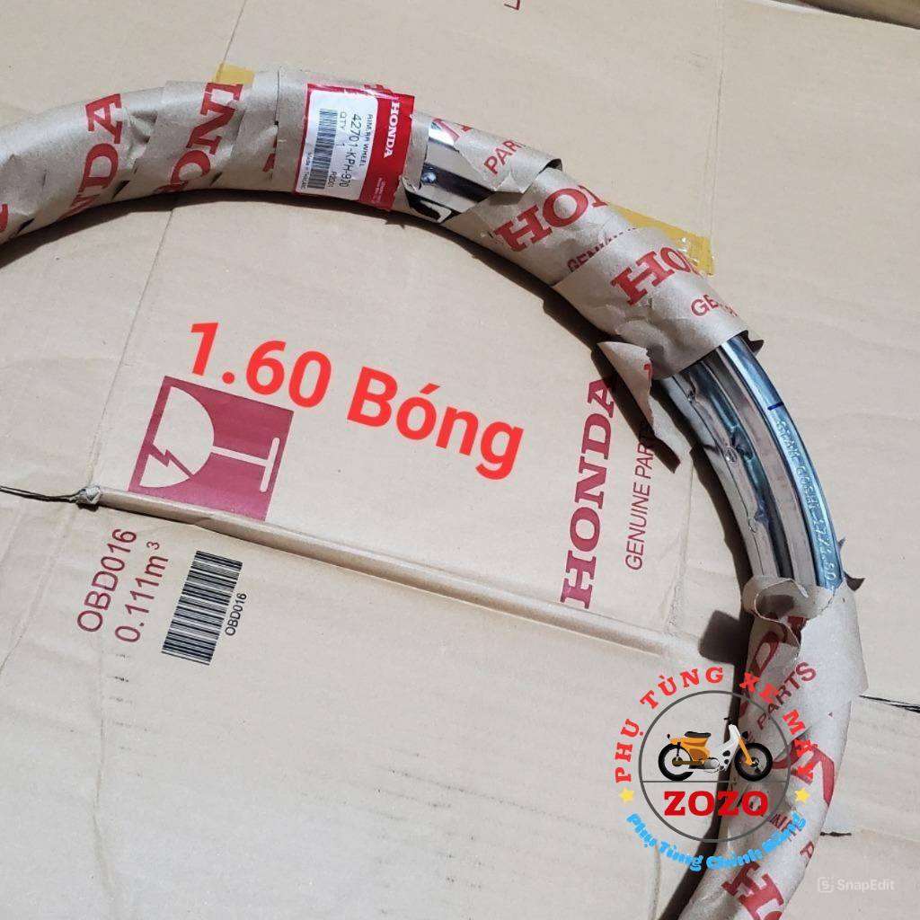 Vành, Niềng Siam Goshi bóng 1.60 zin Honda Thái Lan - 42701-KPH-970 ...