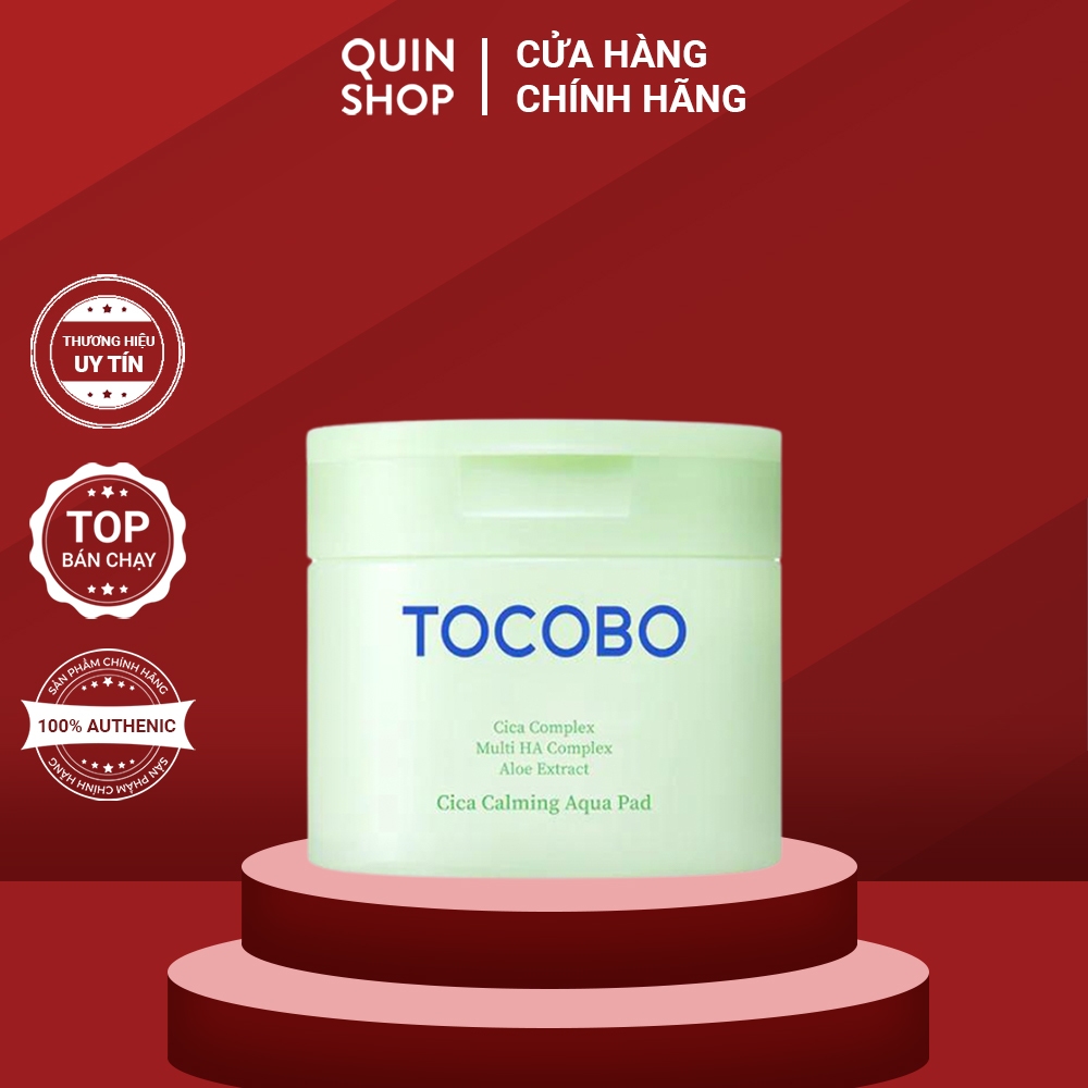 Toner Pad Làm Dịu Da Tocobo Cica Calming Aqua Pad - 60 miếng | Shopee ...