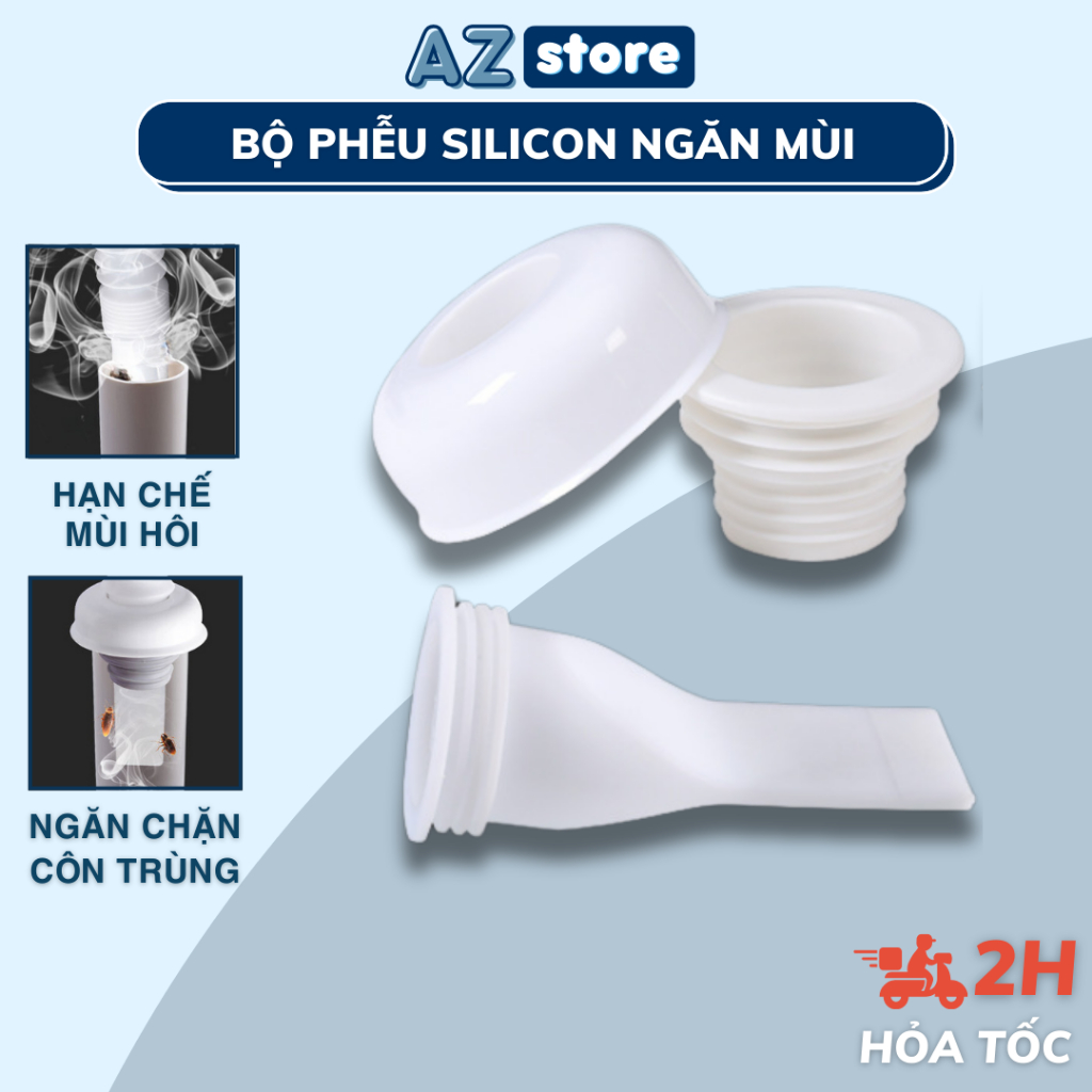 Bộ Silicone Chặn Mùi Hôi Cống, Chặn Côn Trùng Ống Nước, Bồn Rửa Chén ...
