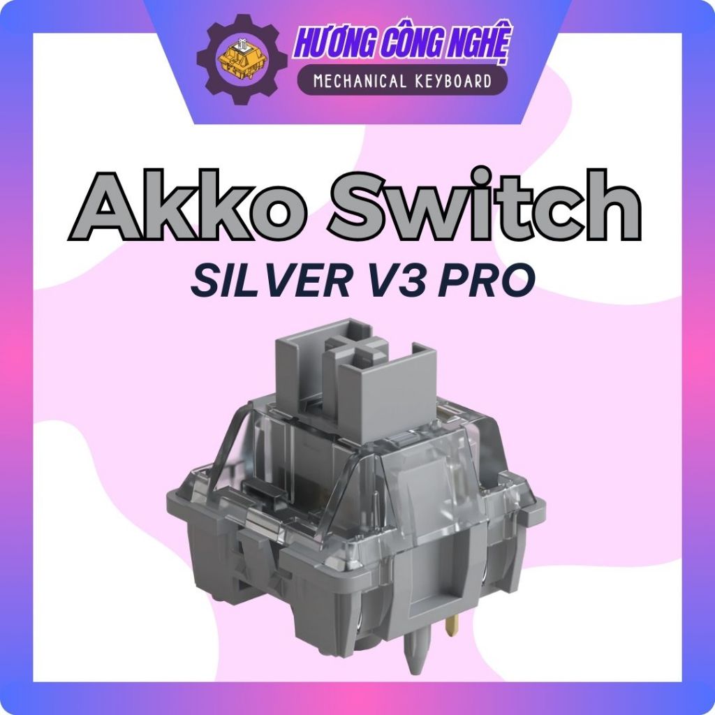 Combo 5-10 Switch Akko V3 Silver Pro - Cho bàn phím cơ - Switch Linear ...