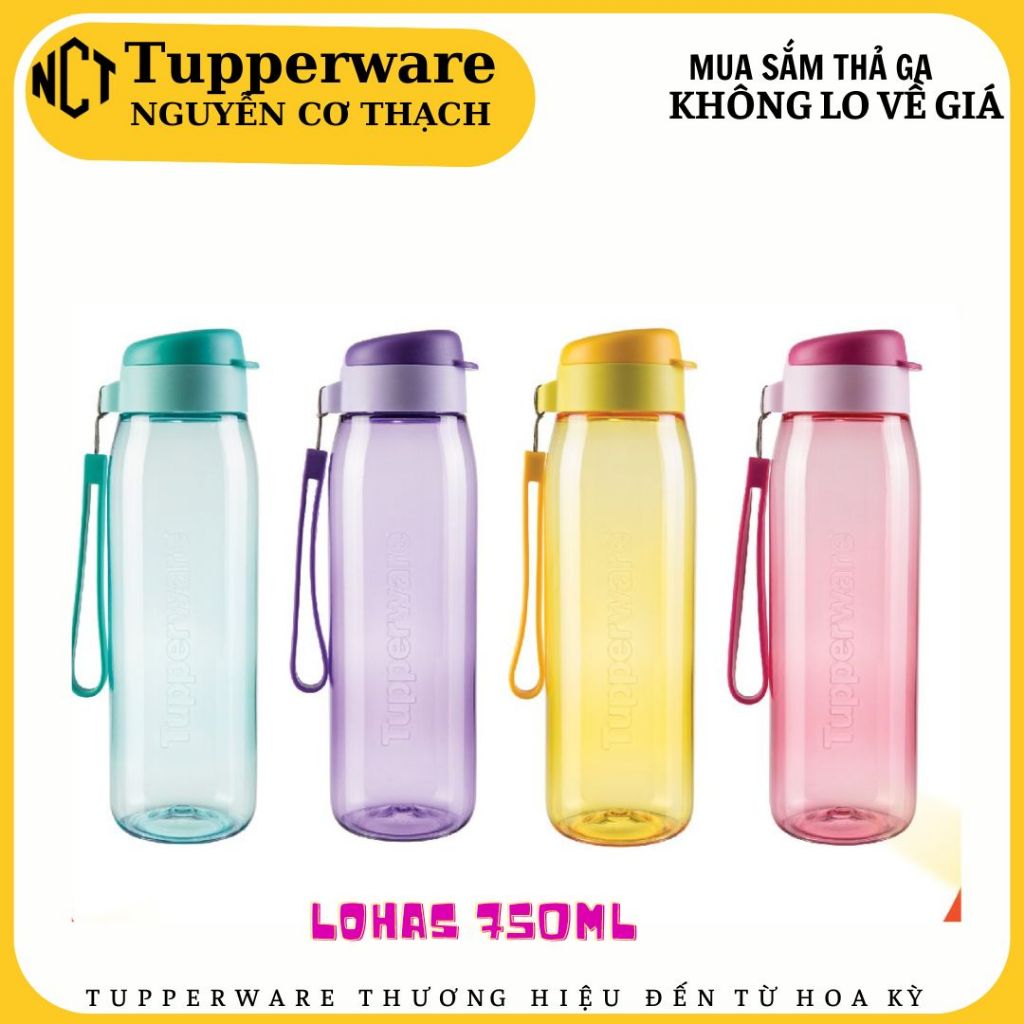 BÌNH LOHAS 750ML CHỊU NHIỆT 110 ĐỘ - TUPPERWARE CHÍNH HÃNG | Shopee Việt Nam