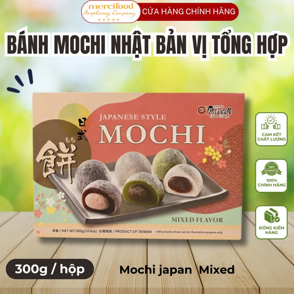Mochi Japan Mixed - Bánh Mochi Nhật Bản vị Tổng hợp 300g | Shopee Việt Nam