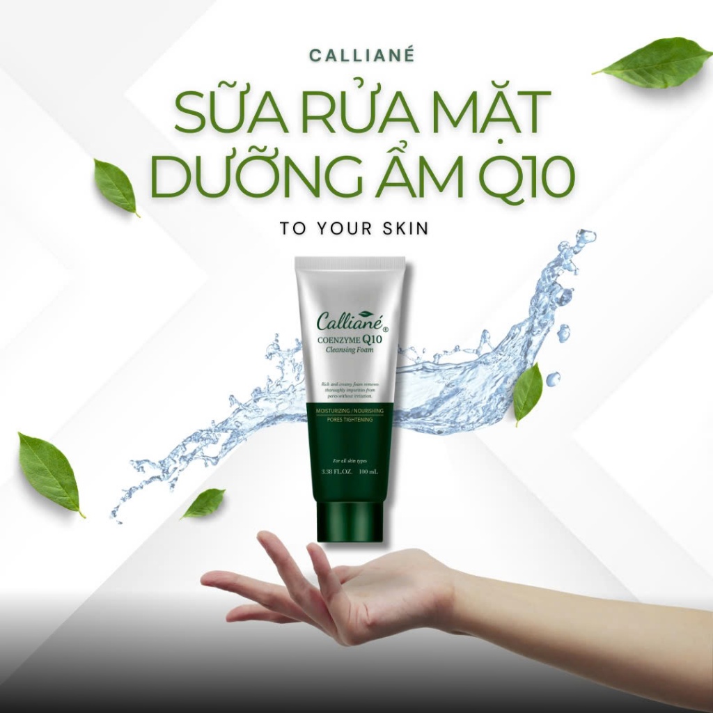 Sữa Rửa Mặt Dưỡng Ẩm Coenzyme Q10 Calliané (100ml) (CALLIANÉ COENZYME ...