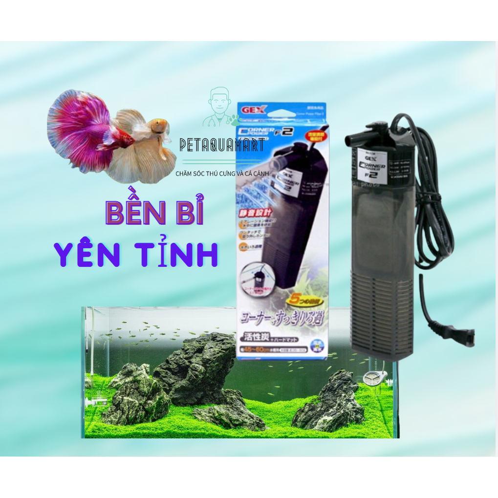 Máy bơm nước lọc đặc góc bể cho hồ cá cảnh Gex Nhật Corner F1 - gex coner f2 | Shopee Việt Nam