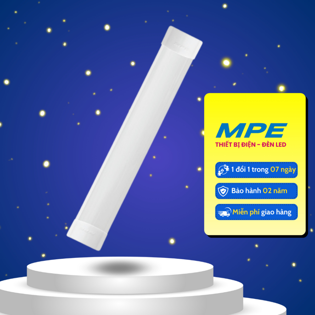 Đèn led bán nguyệt MPE 1m2, 0,6m, Đèn led tuýp MPE BN2 18W 36W 48W 6500K CHÍNH HÃNG | Shopee ...