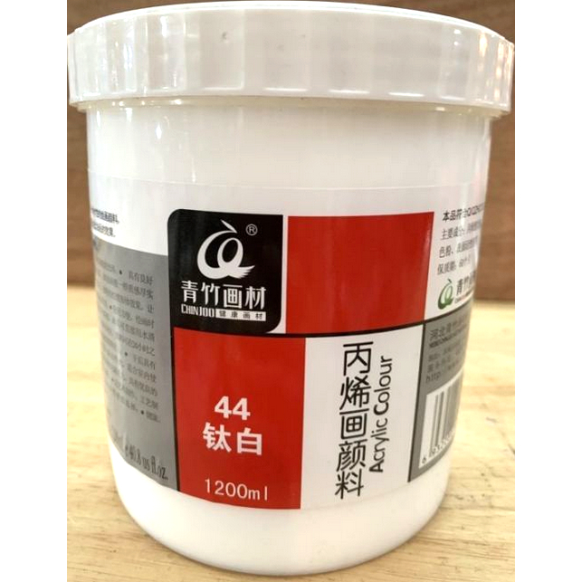 [SGA] Sơn acrylic Chinjoo màu trắng hũ đại 1200ML | Shopee Việt Nam