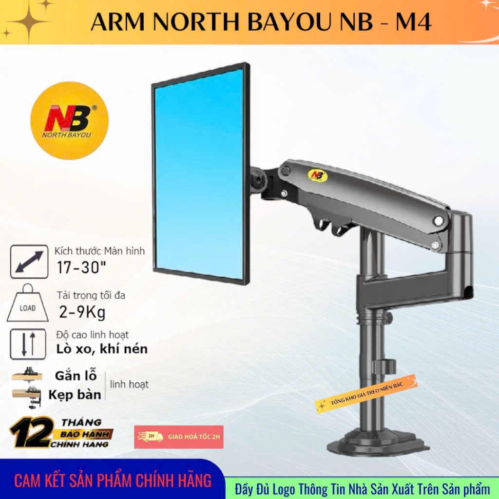 Giá Treo Màn Hình NB M4 17 - 30 Inch - Tay Treo / Arm Màn Hình M4 ...