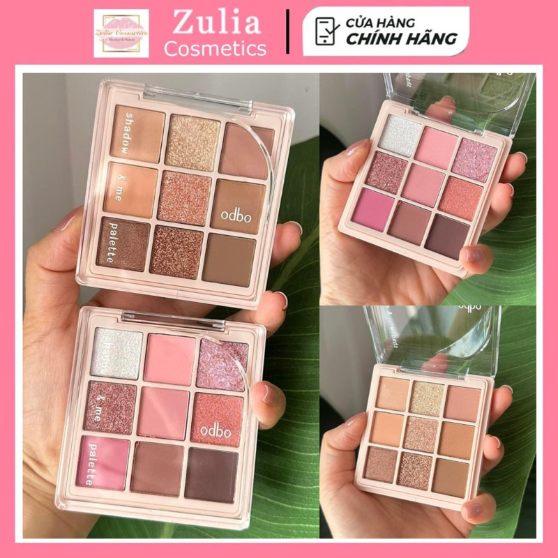 [ODBO] Bảng Phấn Mắt Odbo 9 Ô Shadow Me Vỏ Hồng Palette Odbo Cosmetics ...
