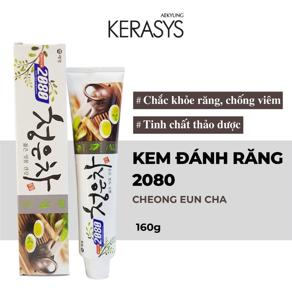 Kem đánh răng 2080 Cheong Eun Cha Hàn Quốc tinh chất thảo dược tổng hợp 160g | Shopee Việt Nam