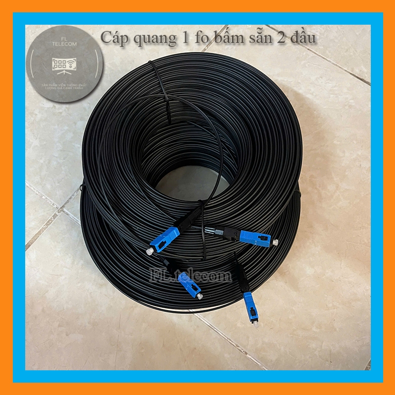 Cáp quang bấm sẵn 2 đầu kết nối fastconnect tính theo cuộn | Shopee ...